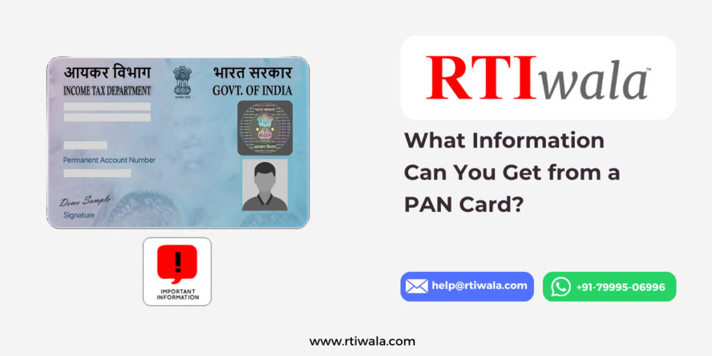 What Information Can You Get from a PAN Card