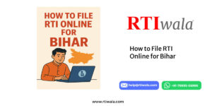 How to File RTI Online for Bihar