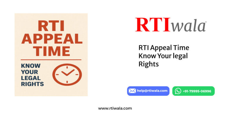 Understanding the RTI Appeal Time under the RTS Act